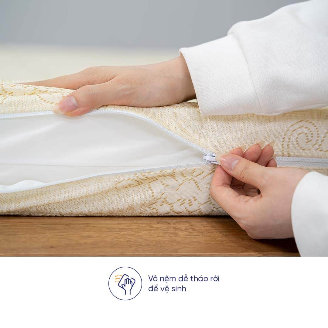 Nệm foam Goodnight Eva gấp 3 - Vua Nệm